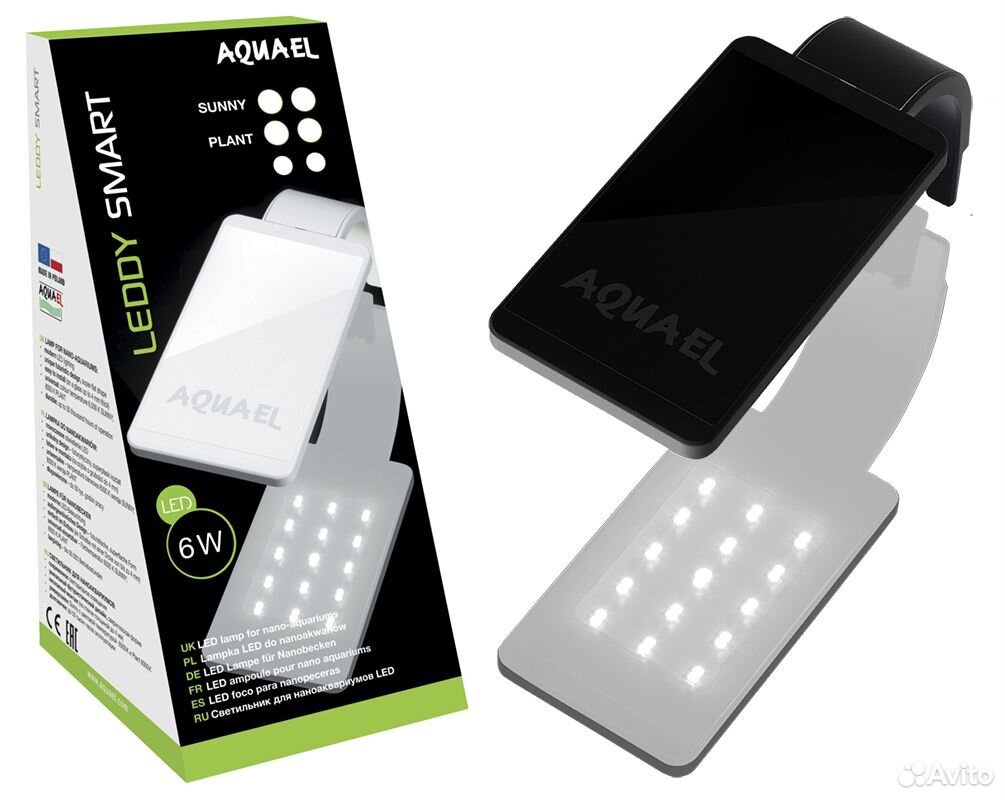 Светильник Aquael Leddy Smart LED II Sunny чёрный