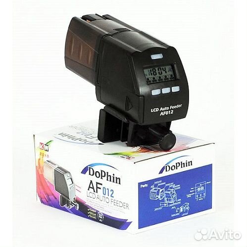 Автокормушка для аквариума dophin AF012