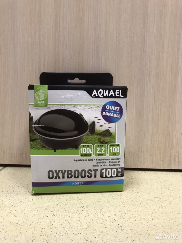 Компрессор Aquael oxyboost 100 plus новый