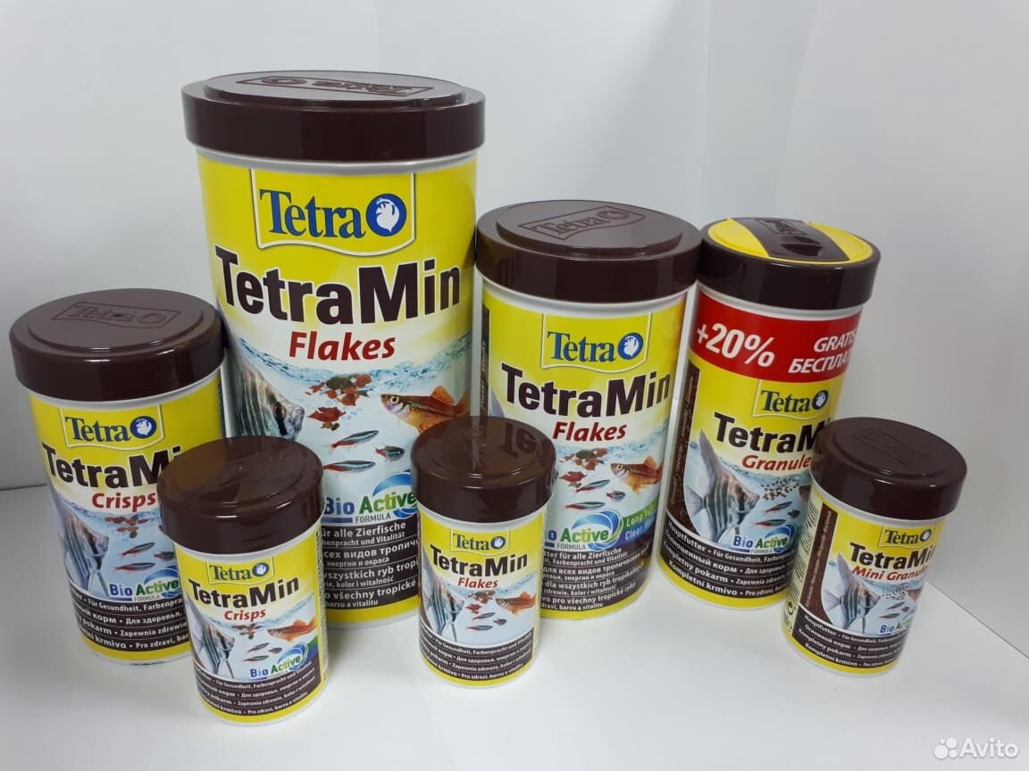Корма Tetra Min для аквариумных рыб