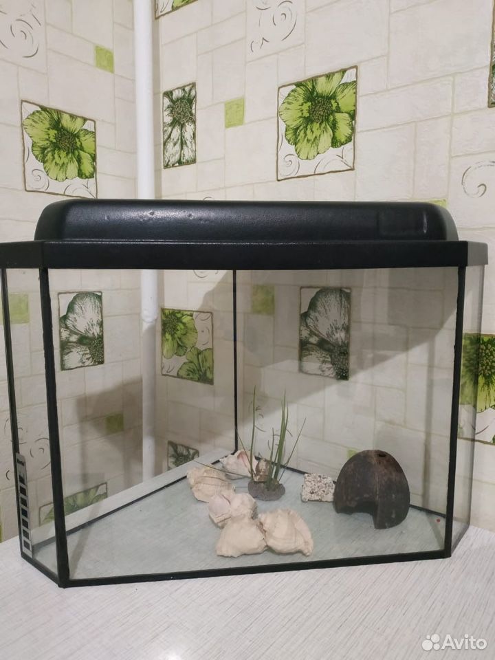 Аквариум 30 литров угловой