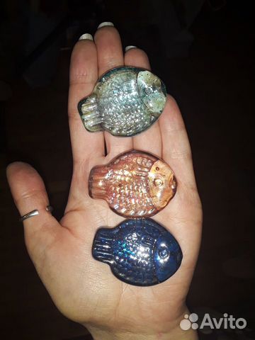 Рыбки стеклянные декор для дома аквариума