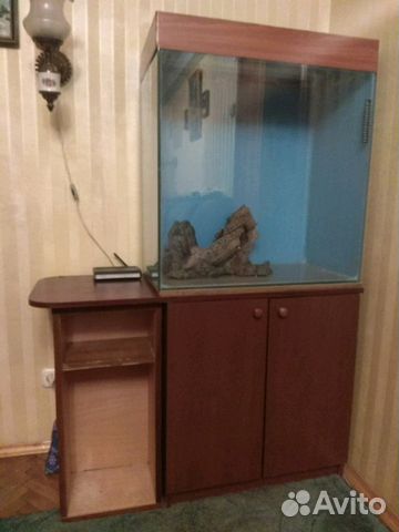 Аквариум видовой 150 литров с тумбой