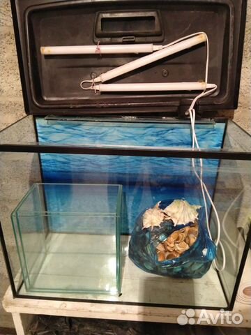 Аквариум 80 литров и все для обустройства