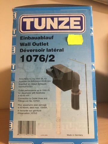 Tunze Wall Outlet 1076/2 встроенный слив
